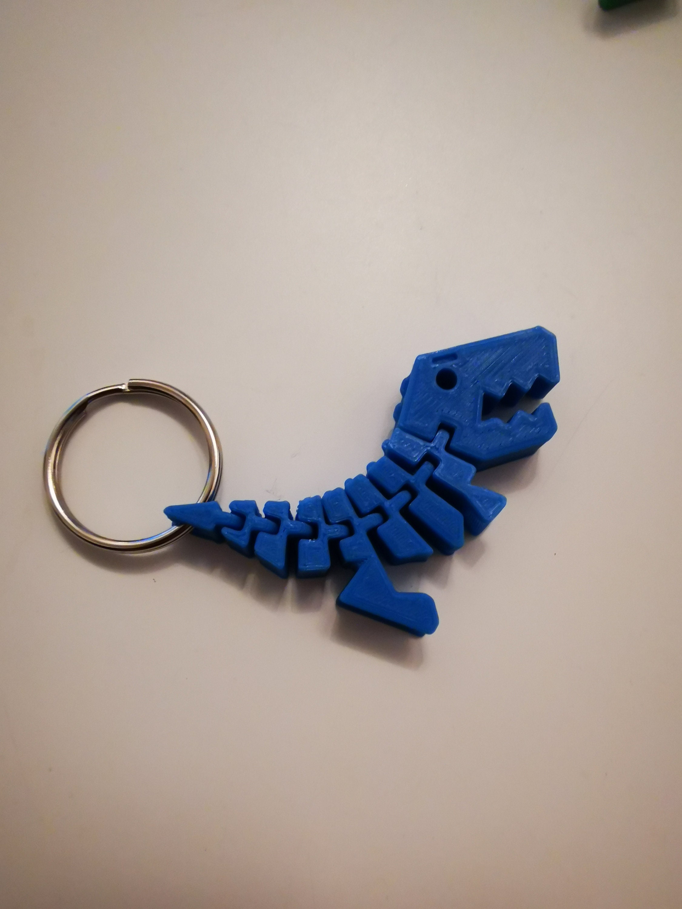 Flexible T-rex Keychain | Flexi Tyrannosaurus Rex Dinosaur Pendant - Etsy