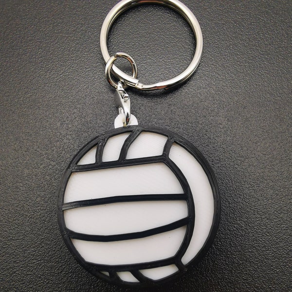 Volleyball Keychains - Etsy
