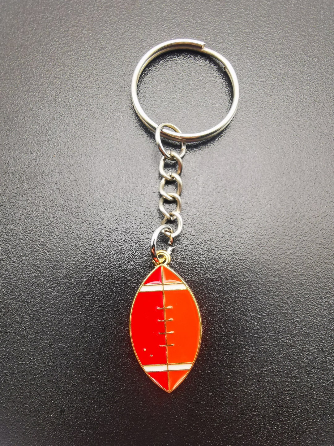 Football Lucky Charm Keychain | Keychain | Keyring | Charm | Trailer ...