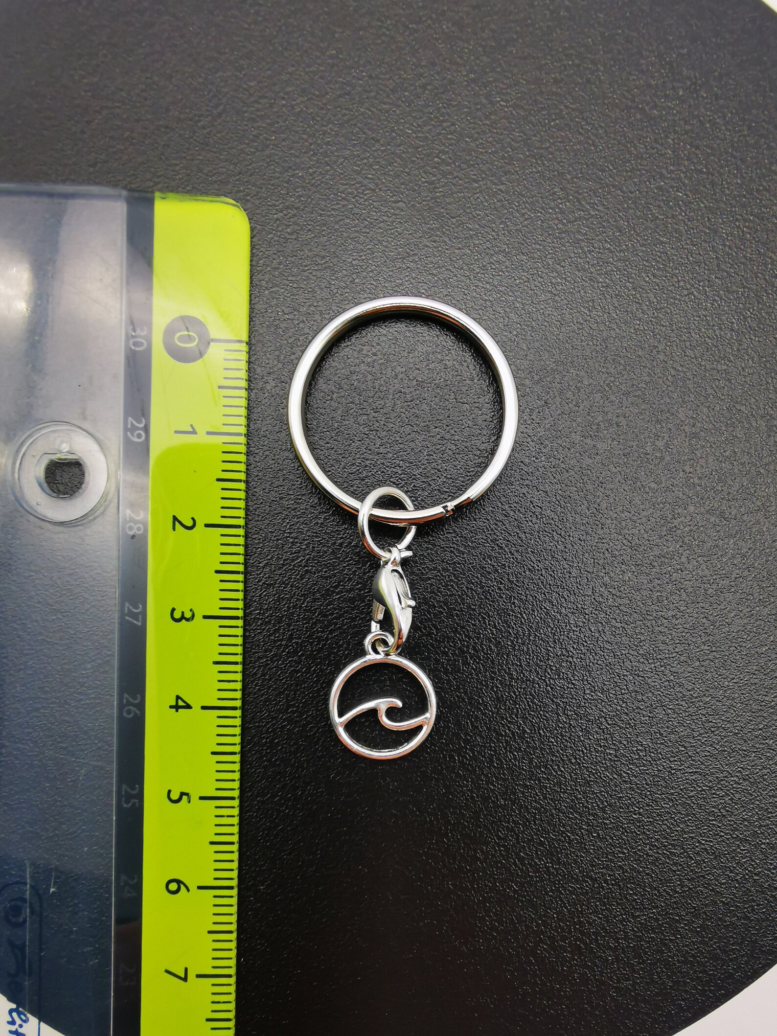 Wave Sea Symbol Keychain | Water Keychain | Keyring | Charm | Element ...