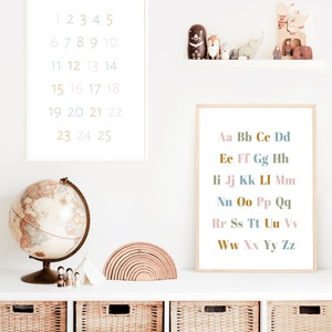 Bold Neutral Alphabet Print - Alphabet Poster - Classroom Poster ...