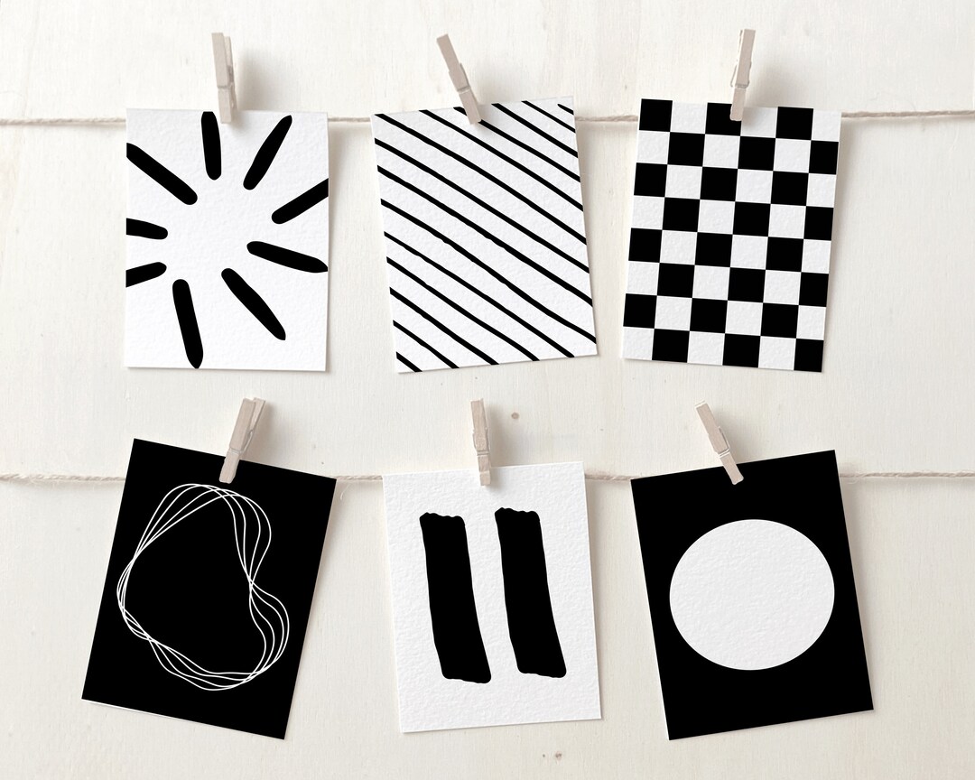 High Contrast Infant Flash Cards - Digital Download - Etsy