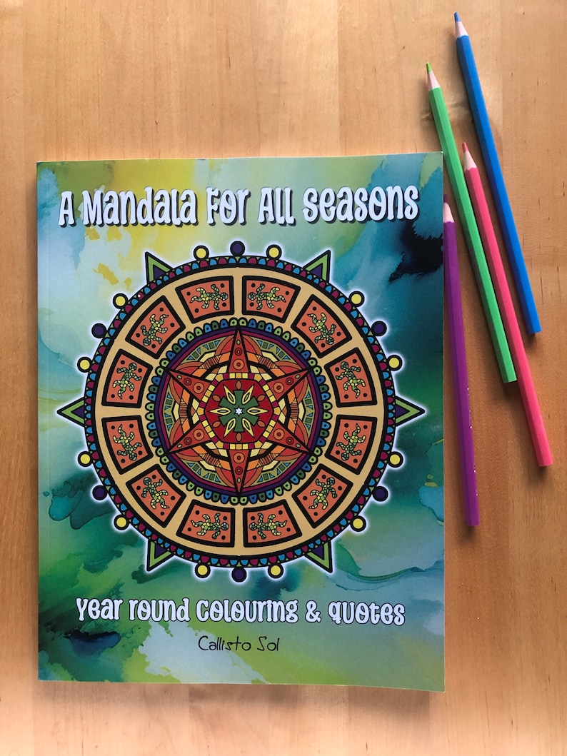 Mindfulness Mandala Coloring Book: 50 Hand-drawn Designs, Uplifting ...
