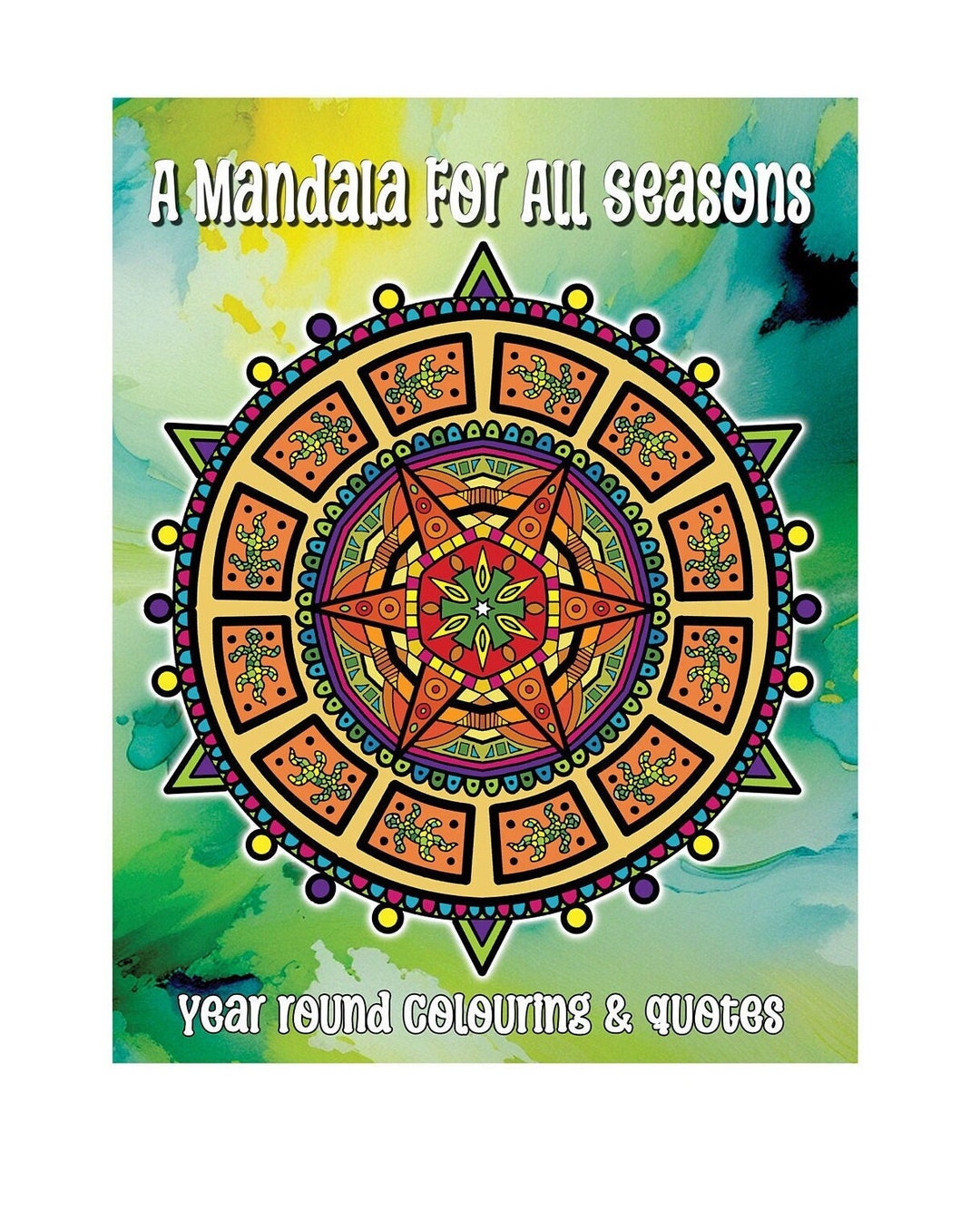 Mindfulness Mandala Coloring Book: 50 Hand-drawn Designs, Uplifting ...