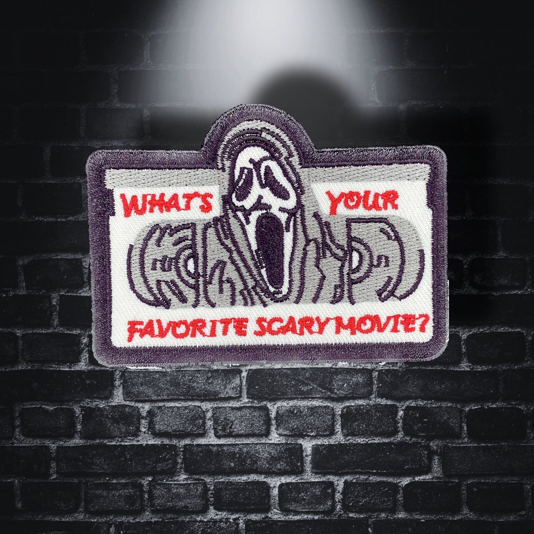 SCARY MOVIE - Iron on Patch - @thepatchalley - Etsy