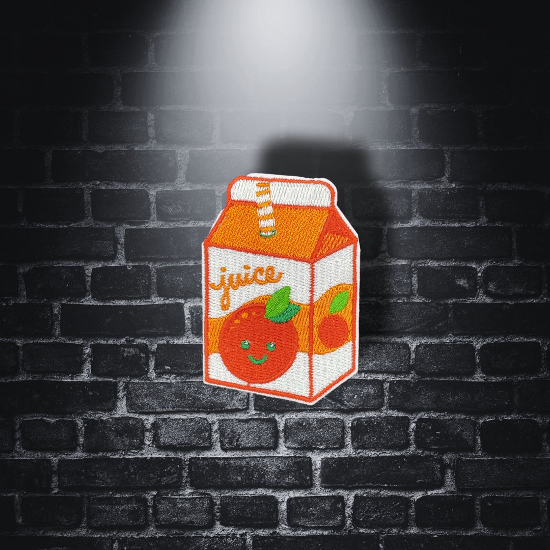 JUICY JUICE - Iron on Patch - @thepatchalley - Etsy
