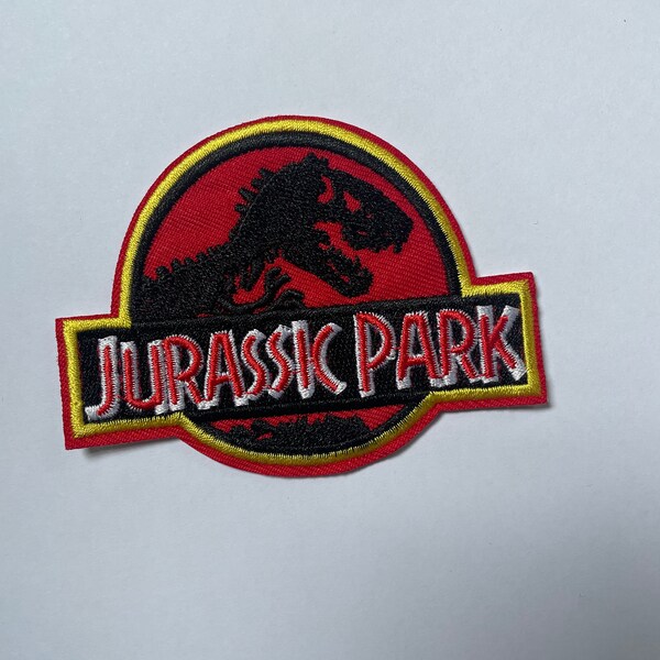 Jurassic Park Embroidery Patch - Etsy