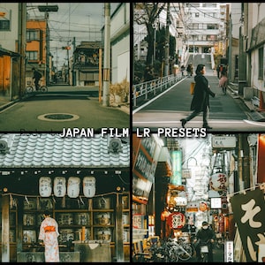 Japan Film Lightroom Presets, 5 Presets for Mobile, Daily Influencer ...
