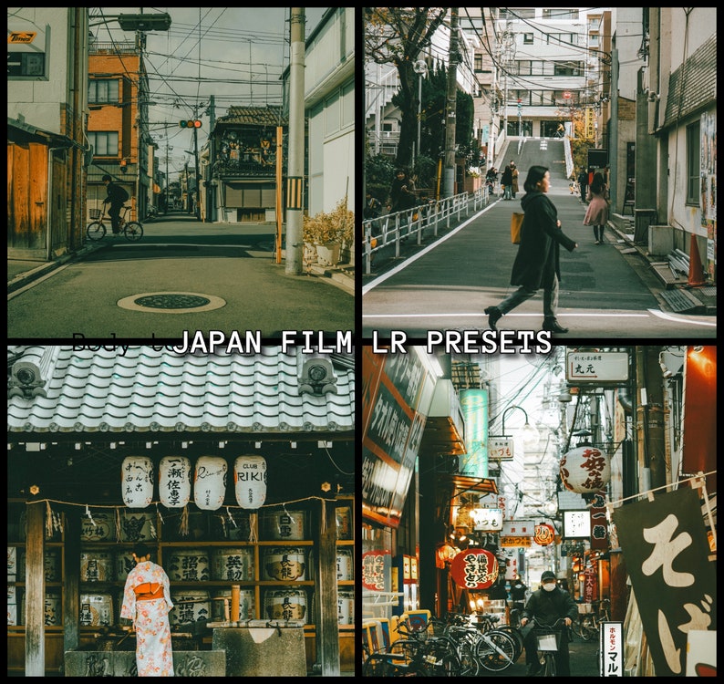 Japan Film Lightroom Presets, 5 Presets for Mobile, Daily Influencer ...