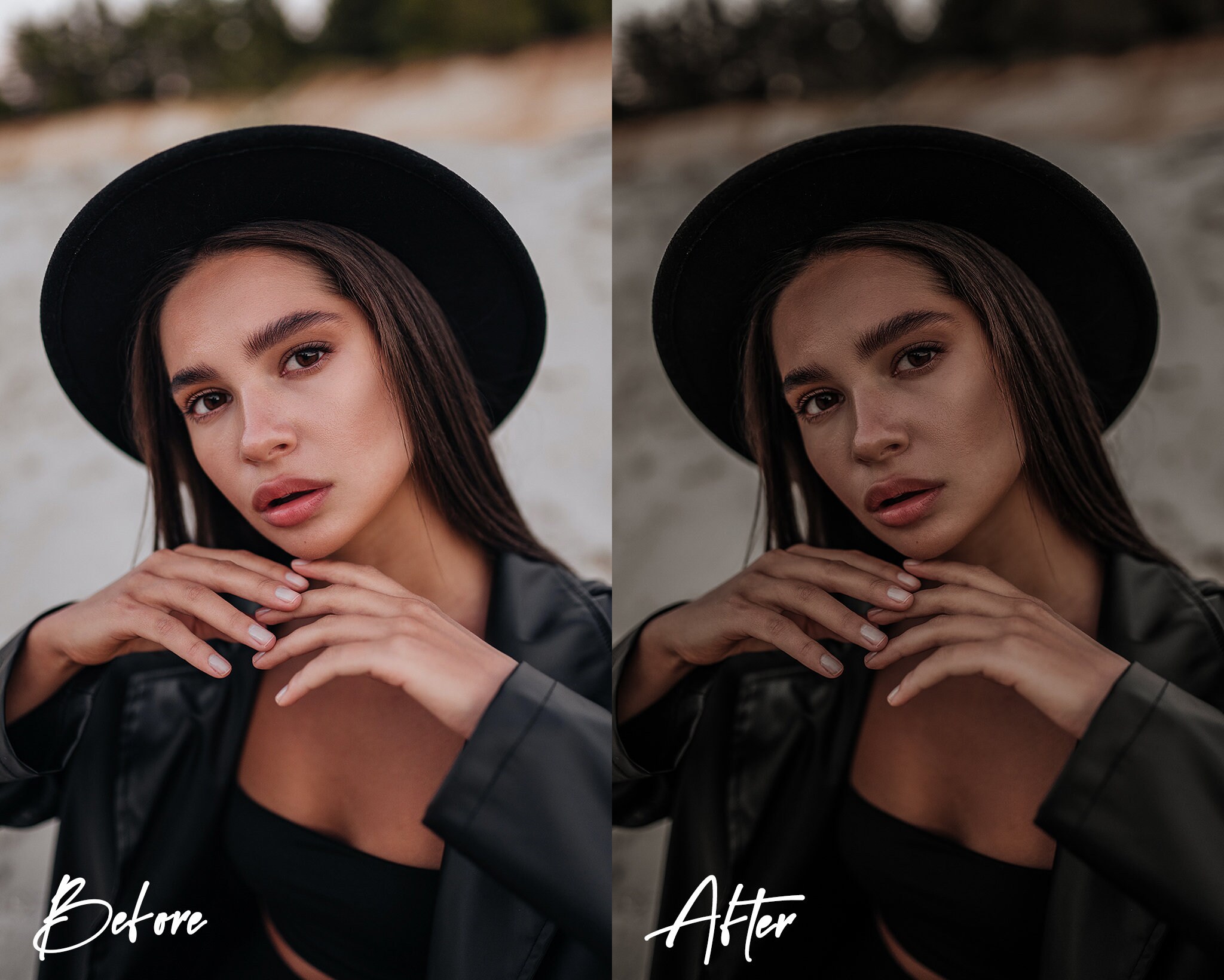 5 Black Presets for Desktop, Transform Your Photos With Our Moody Black ...