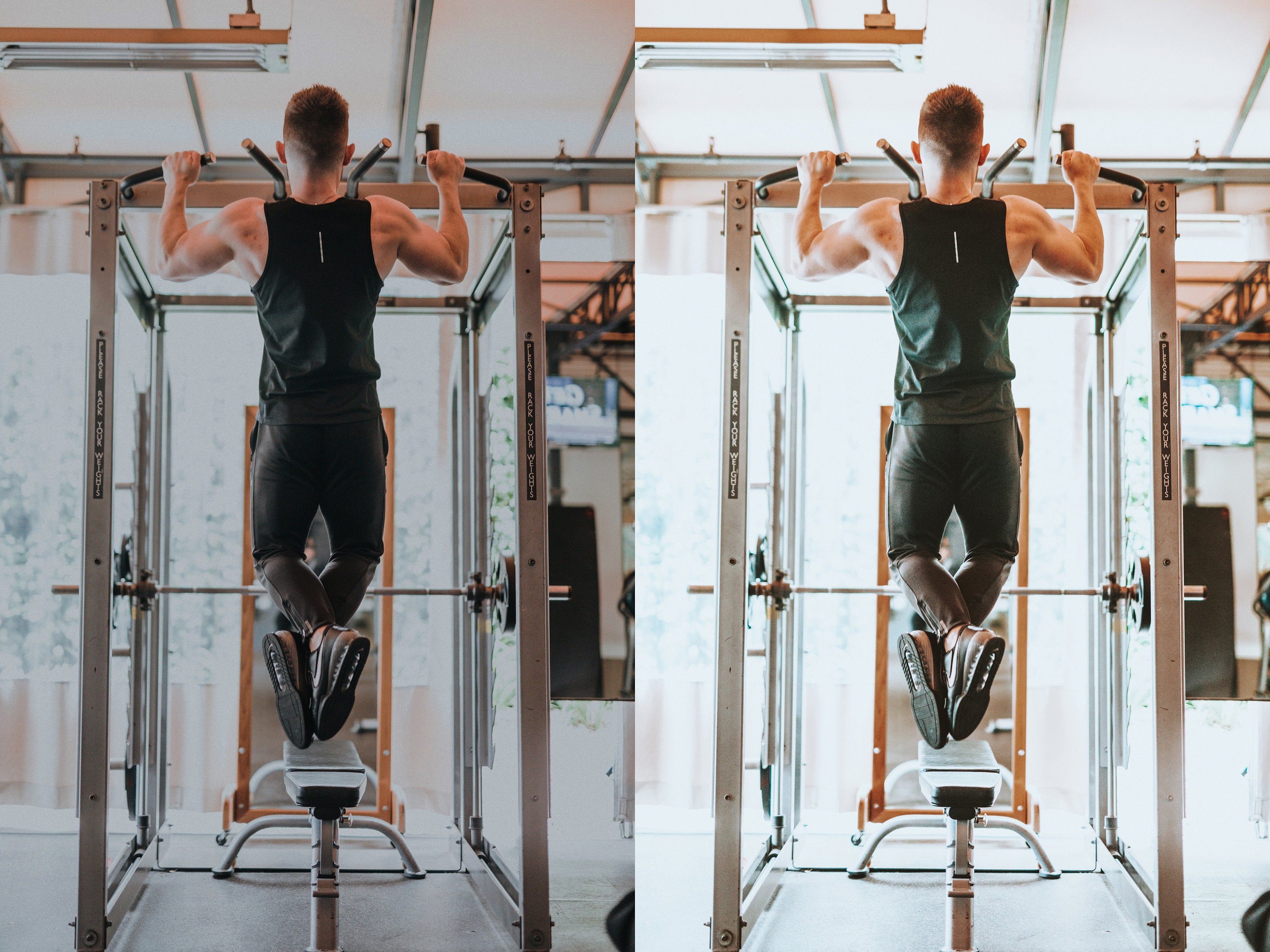 10 Fitness Lightroom Presets, Mobile and Desktop, Gym Lifestyle, Gym ...