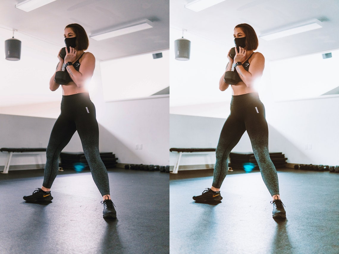 10 Fitness Lightroom Presets, Mobile and Desktop, Gym Lifestyle, Gym ...
