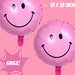 Cute Pink Smiley Face Balloons 2 Pack / Groovy Smile - Etsy