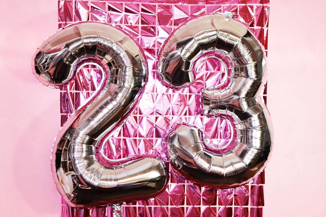XL '23' Party Balloons / 23rd Birthday Party Celebration Decorations ...