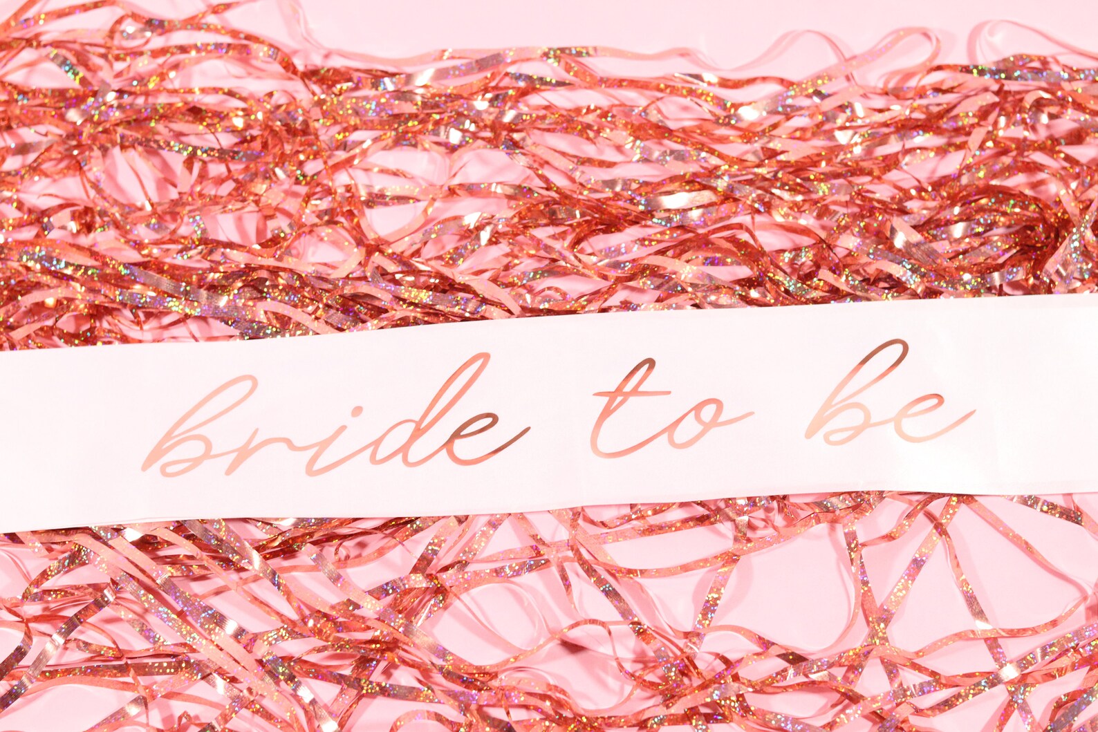 Rose Gold Bride to Be Bachelorette Party Sash / Chic Cursive Bridal ...