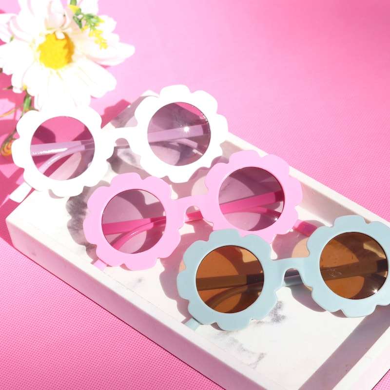 Flower Sunglasses - Etsy