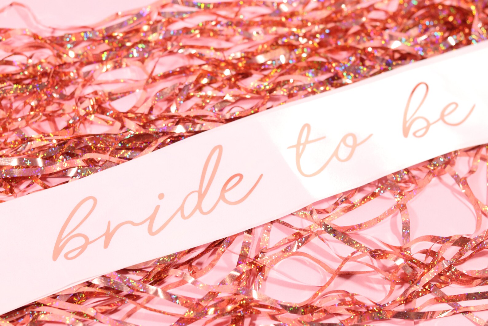Rose Gold Bride to Be Bachelorette Party Sash / Chic Cursive Bridal ...
