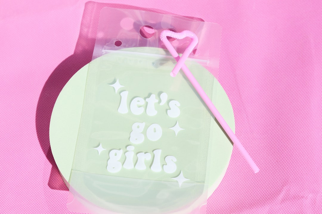 Let’s Go Girls! Cute Drink Pouches Party Favors Gift / Bachelorette ...