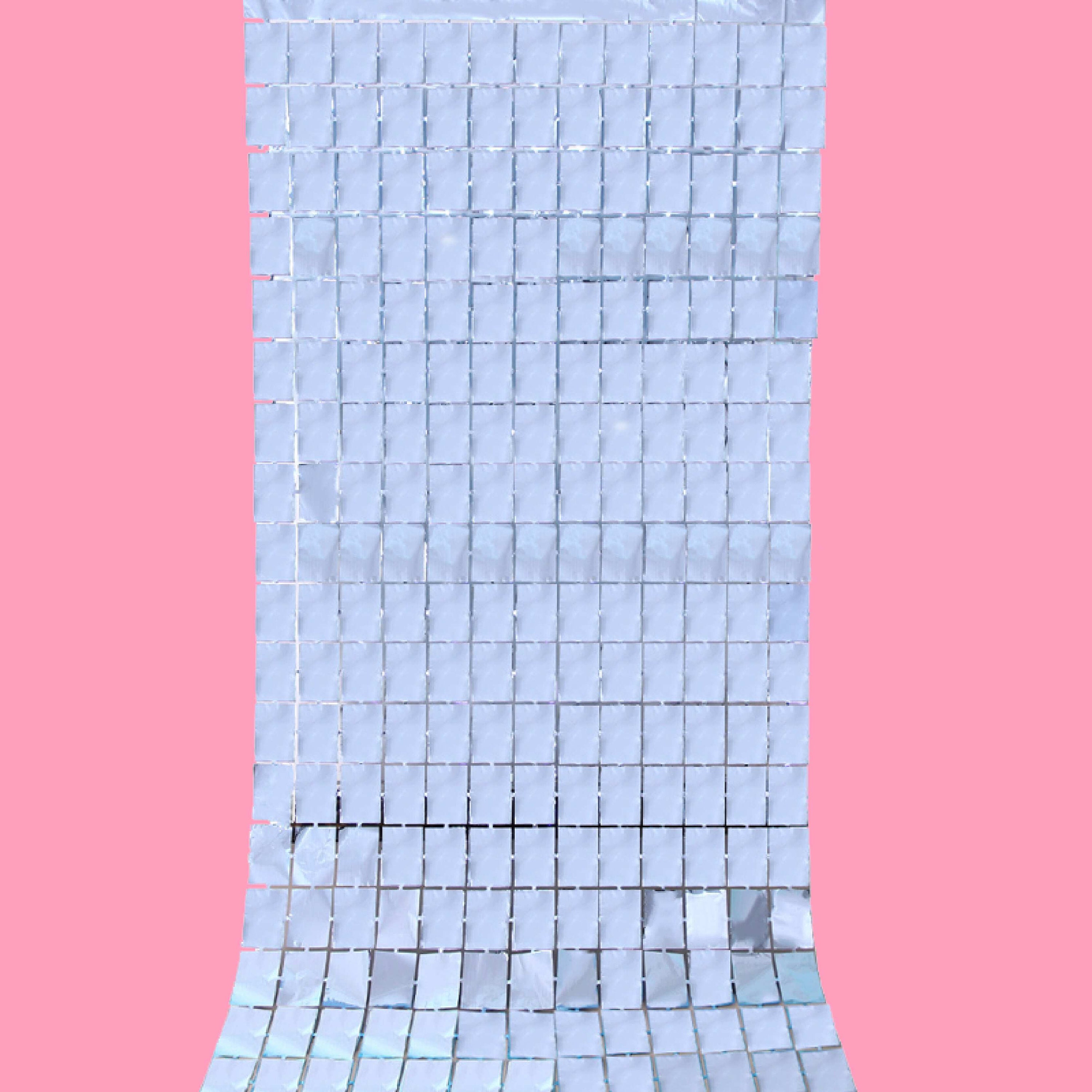 Retro Disco Tile Sequin Photobooth Party Backdrop / Pink - Etsy
