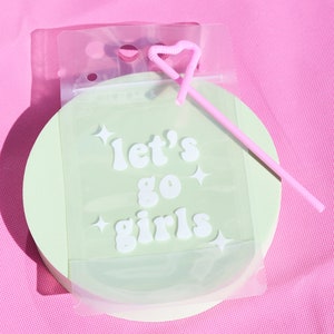 Let’s Go Girls! Cute Drink Pouches Party Favors Gift / Bachelorette ...