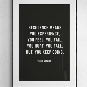 Resilience Wall Art Print for the Office Instant Download Wall Art for ...