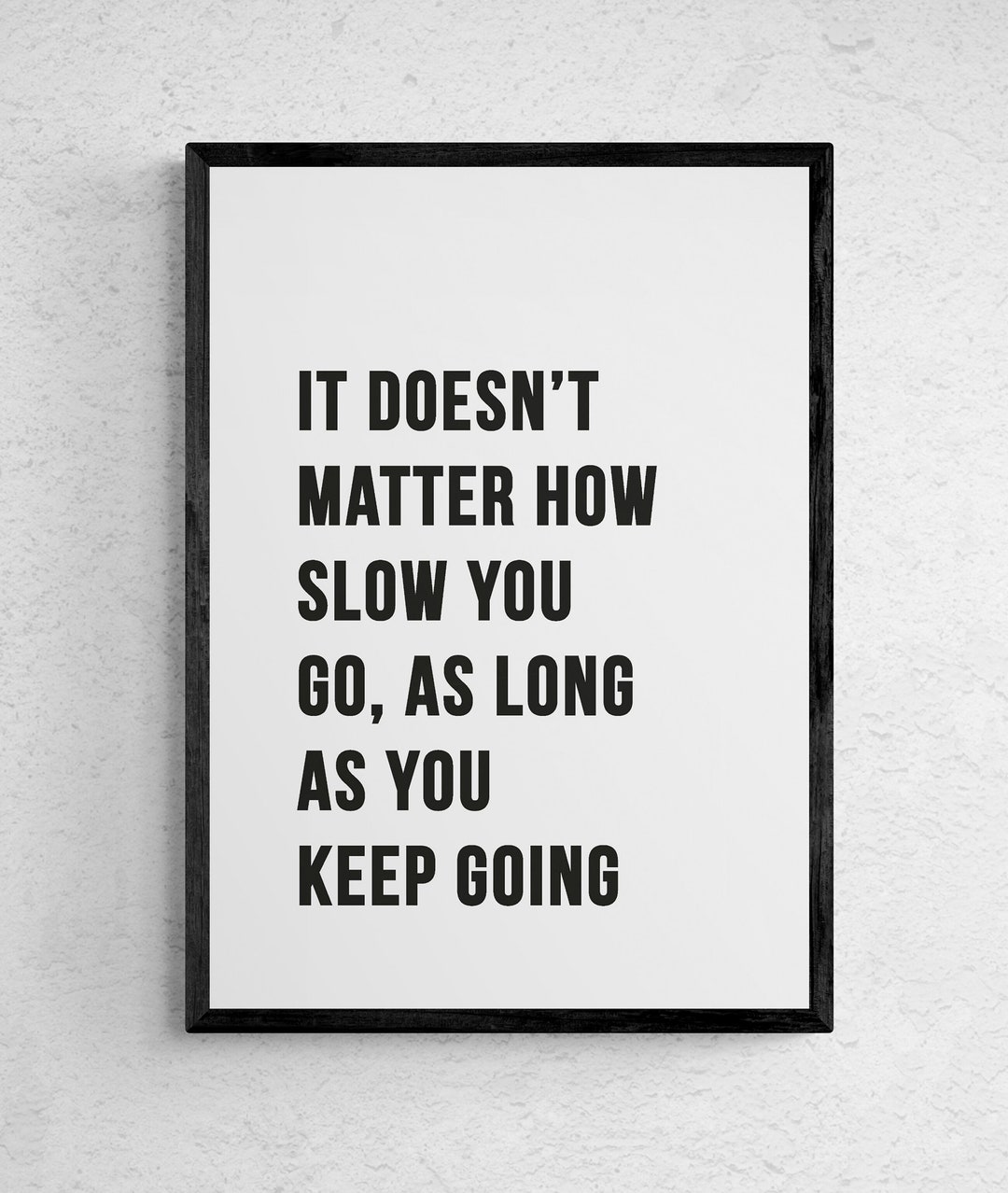 Keep Going Wall Art Print for the Home Instant Download Motivational ...