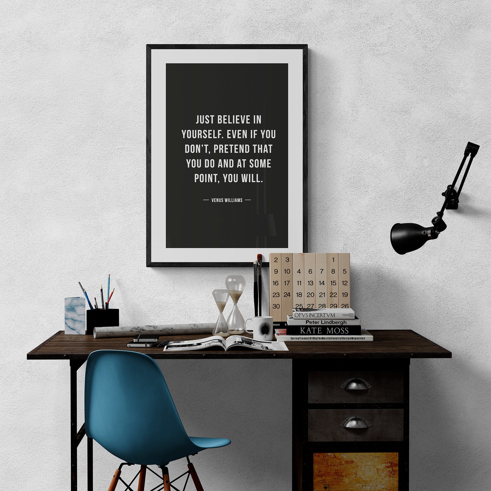 Just Believe in Yourself Wall Art Print for the Home Instant Download ...