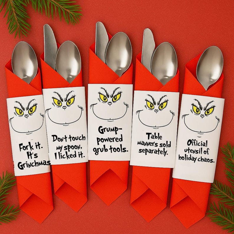 Grinch Party Pack Printables - Etsy