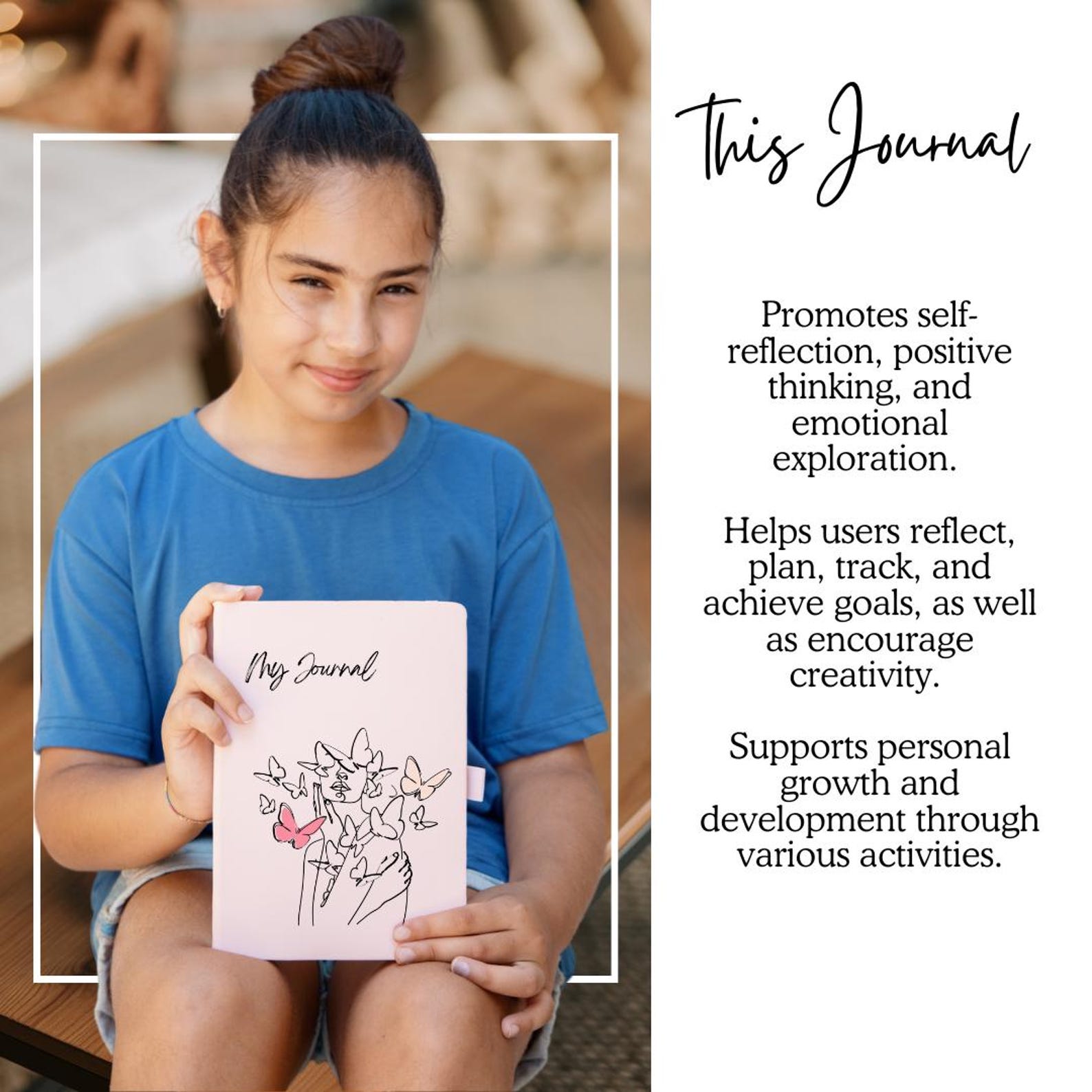 Printable Teen Girl Journal | Self-care & Affirmations | Inspirational ...