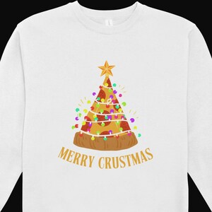Merry Crustmas Pizza SVG and PNG | Funny Christmas Design | Holiday ...