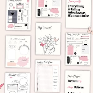 Printable Teen Girl Journal | Self-care & Affirmations | Inspirational ...