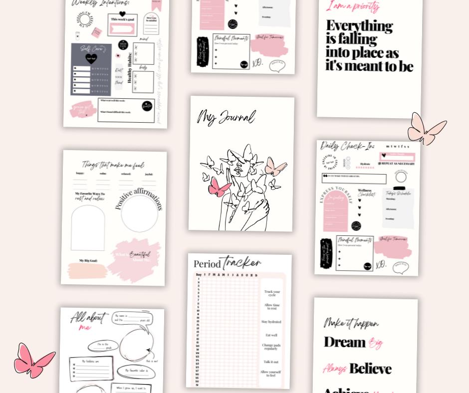 Empowering Teen Girl's Journal: Self-care, Growth, Empowerment. Teen ...