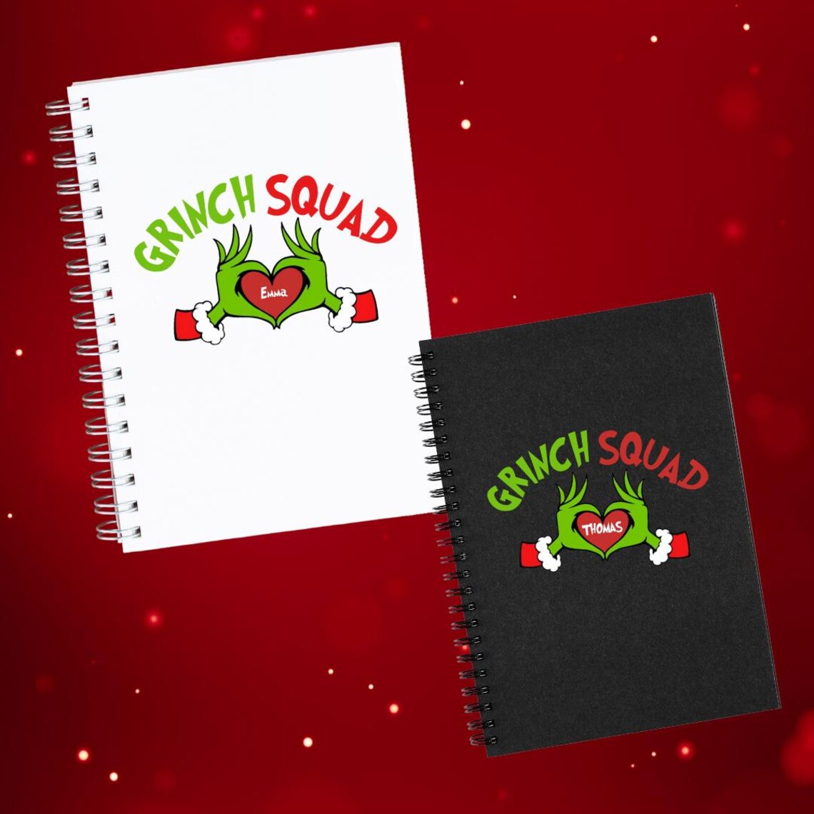 Grinch Squad Personalized Digital Design | Christmas Matching Tshirt ...