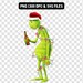 Grinch With Beer | Christmas Lights Drinking Clipart for Shirts, Mugs ...