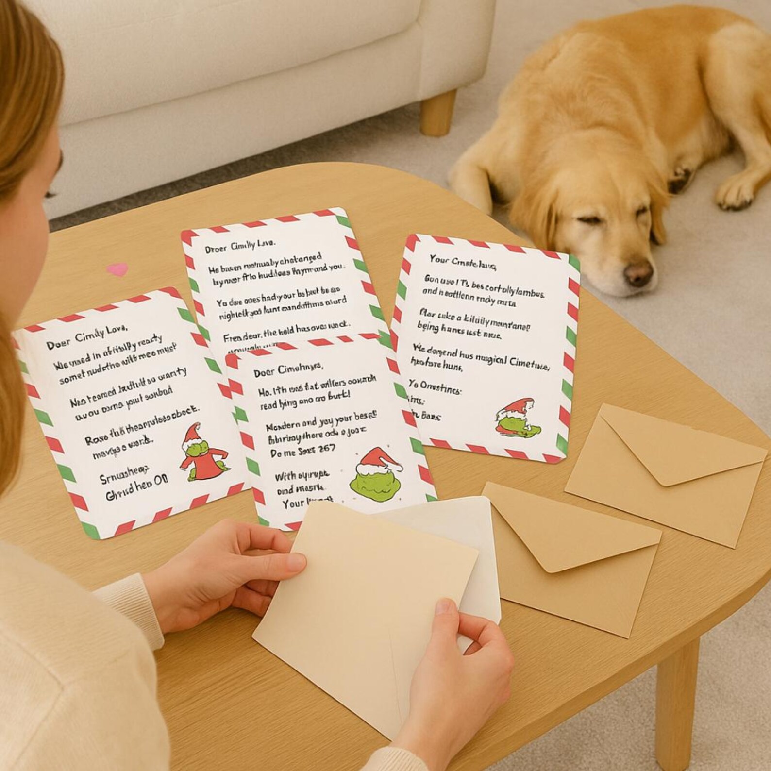 Editable Grinchmas Letters: Funny Christmas Notes From the Grinch ...