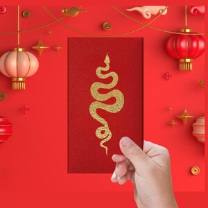 Chinese Red Envelope Craft Printable, Hóngbāo Lucky Money Lunar New ...