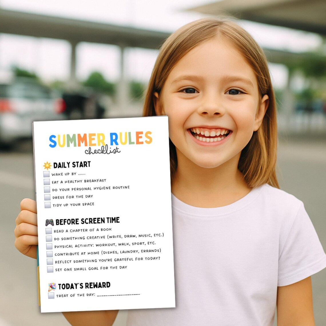 Summer Rules Checklist – 3 Versions for Kids, Tweens & Teens – Daily ...