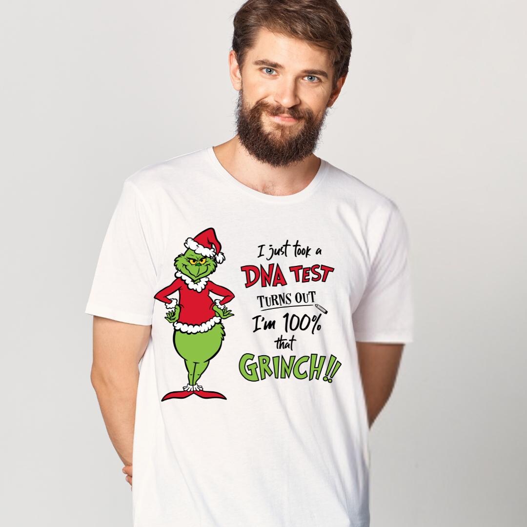 I Just Took a DNA Test I'm 100% Grinch, Christmas Png Grinch, DNA Test ...