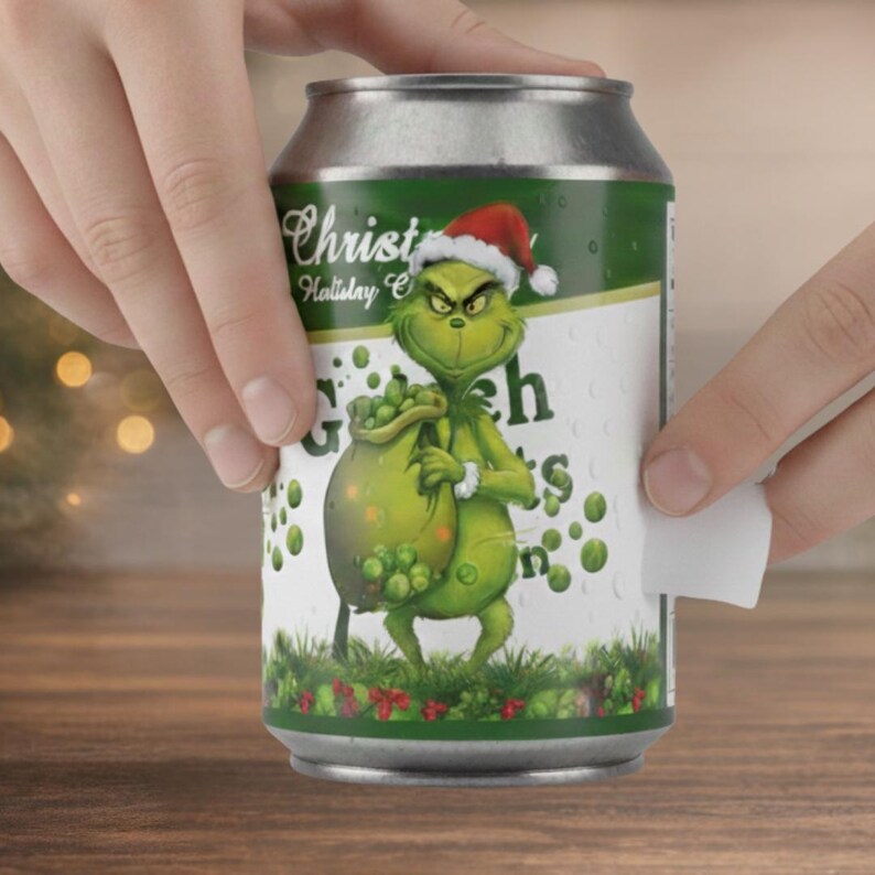 Grinch Farts in a Can Printable Label | Funny Christmas Gag Gift ...