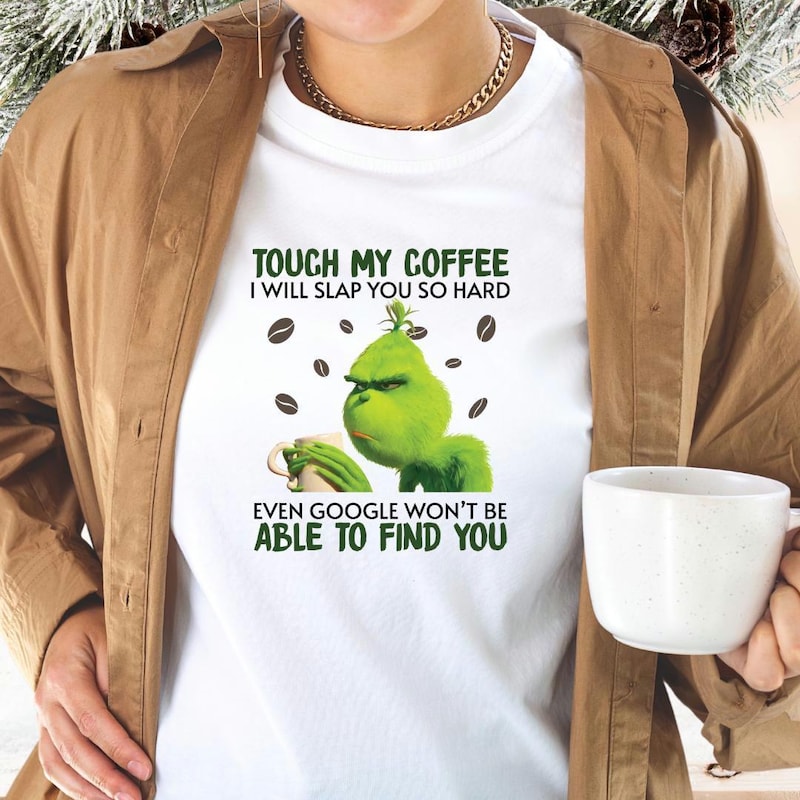 Grinch Coffee Png - Etsy
