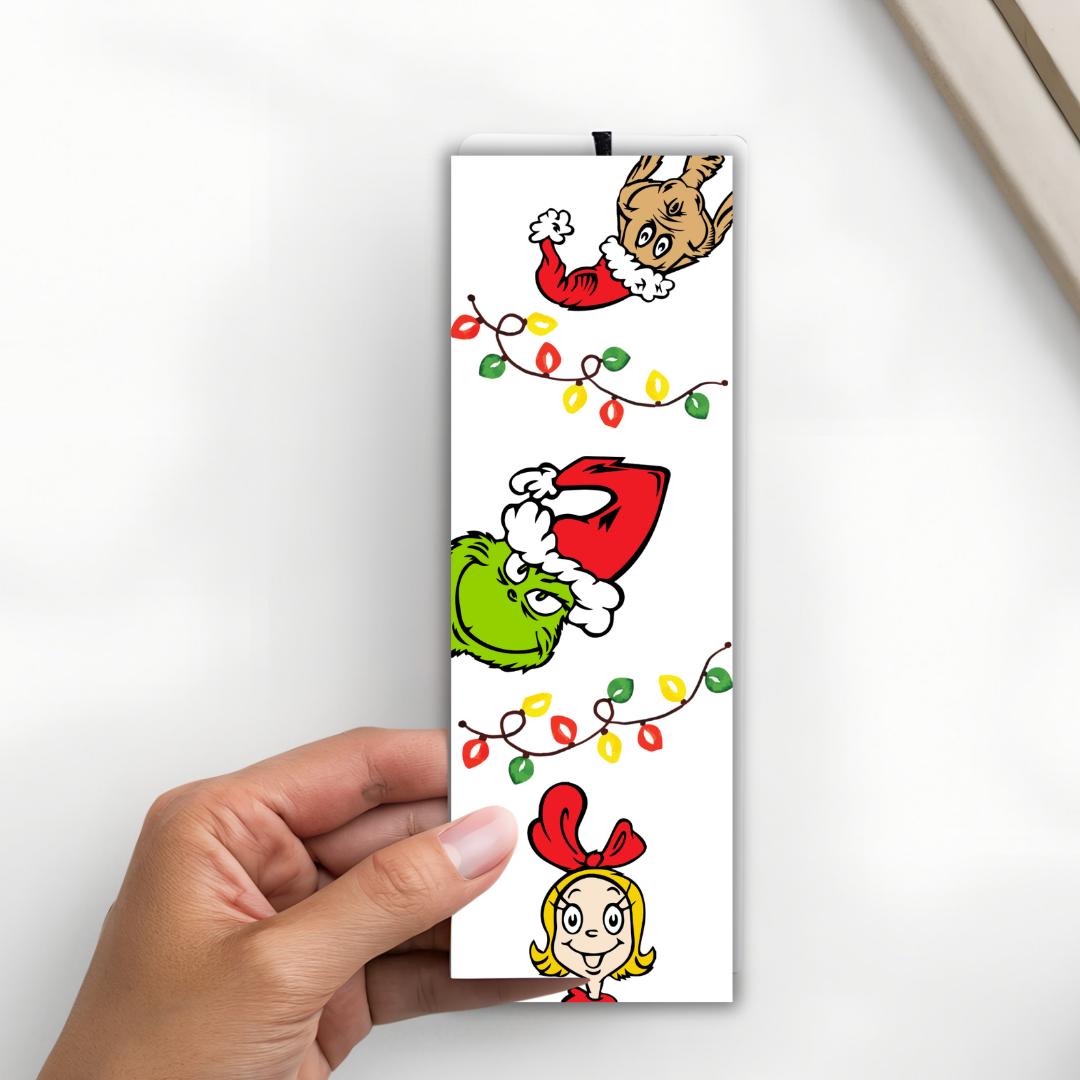 Grinch Bookmark Set - Etsy