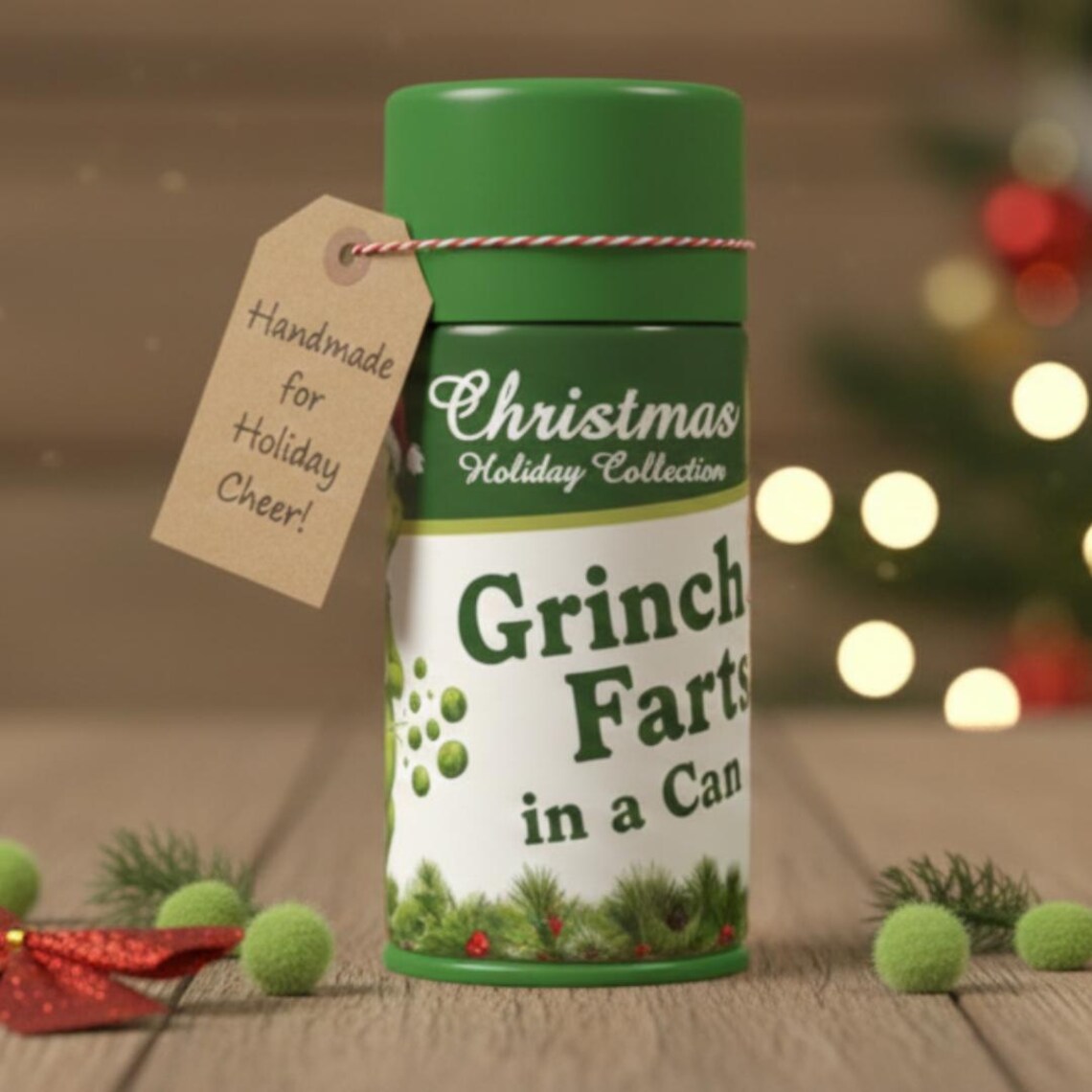 Grinch Farts in a Can Printable Label | Funny Christmas Gag Gift ...