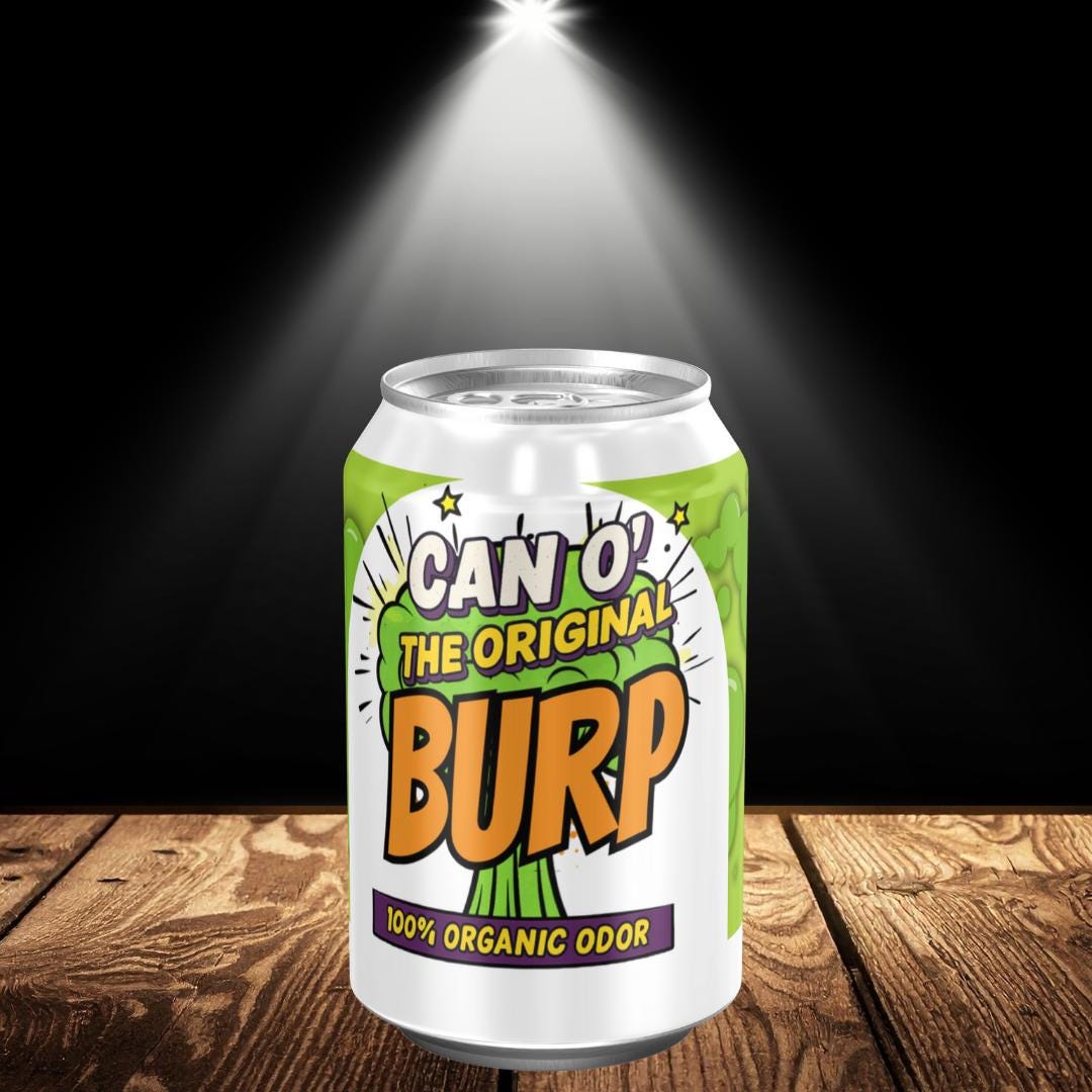 Fart & Burp Printable Label | Funny Gag Gift - Etsy