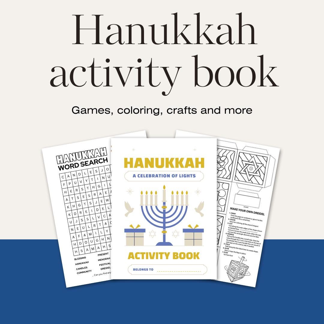Hanukkah Game Bundle, Hanukkah Party Games, Hanukkah Printable ...