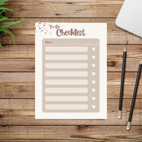 Checklist Kawaii - Etsy