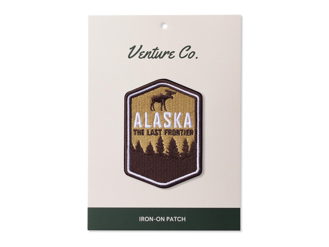 Alaska Embroidered Patch | the Last Frontier Iron-on Applique - Etsy