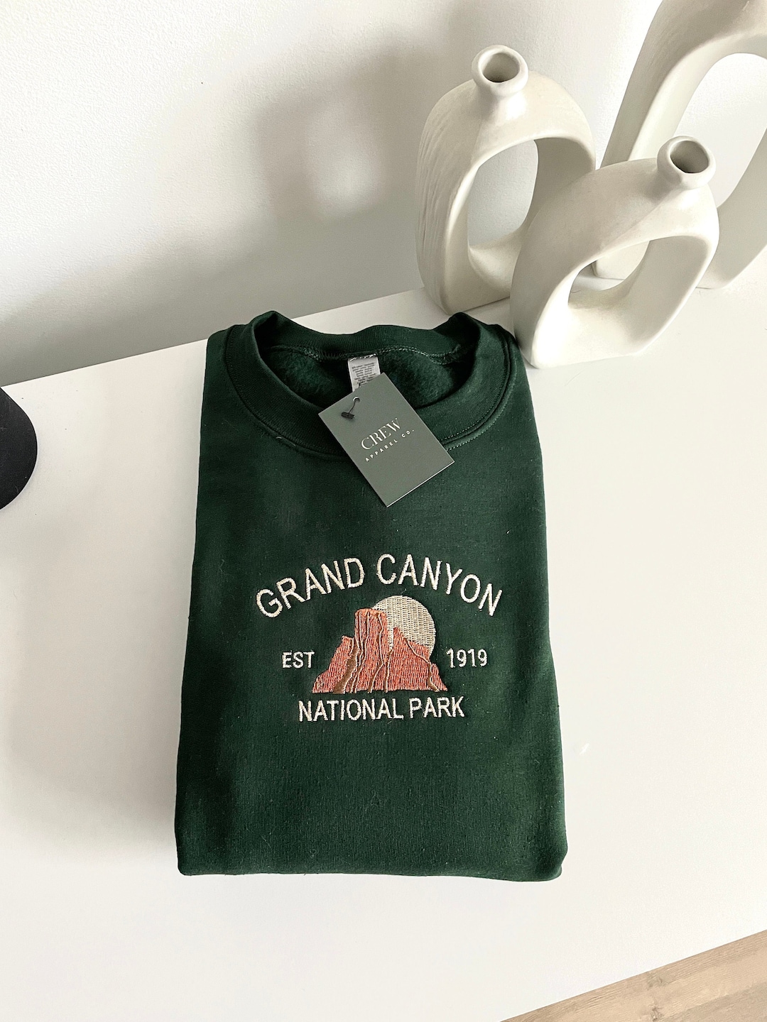 Grand Canyon Embroidered Sweatshirt Fall Crewneck Travel Crewneck ...