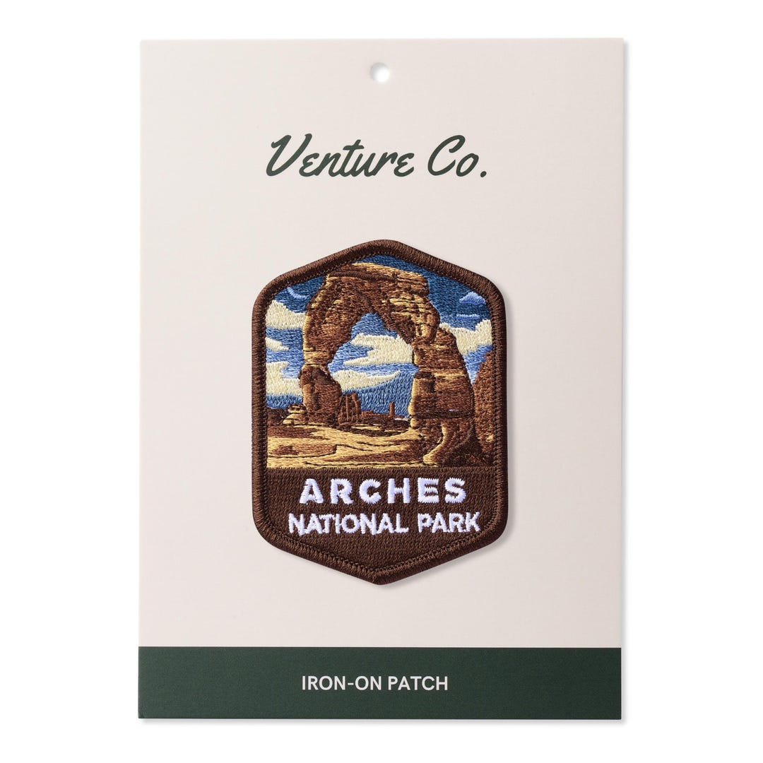 Arches National Park Iron-on Embroidered Patch | Scenic Souvenir for ...