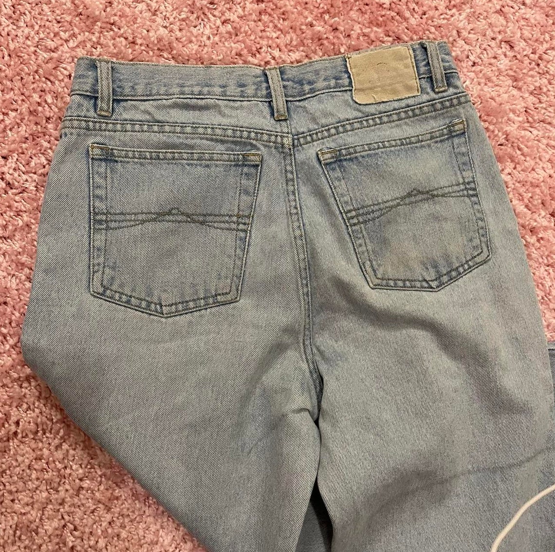 Vintage Bugle Boy Jeans Light Wash Marked Size 31/30 Fits Modern 6-8 Dm ...