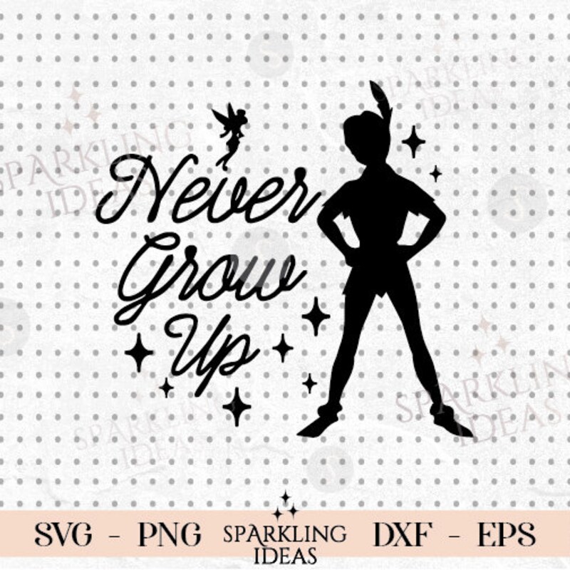 Peter Pan Silhouette - Etsy